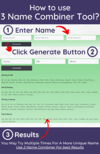 3 Name Combiner Tool | Merge 2, 3, or More Names Online