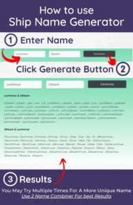 Ship name generator - Combine Names for Ships, Couples & Babies