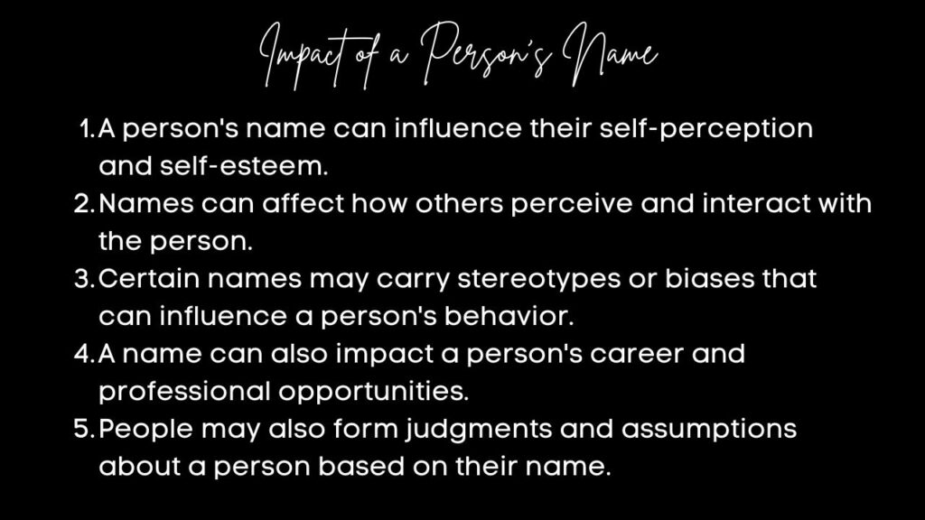 How the Psychology of Names Shapes Our Perception